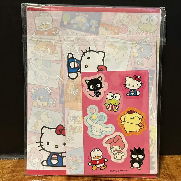 Sanrio | Office | Sanrio Stationery Set With Envelopes And Stickers ...